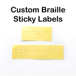 Custom Braille Sticky Labels – Dotty About Braille